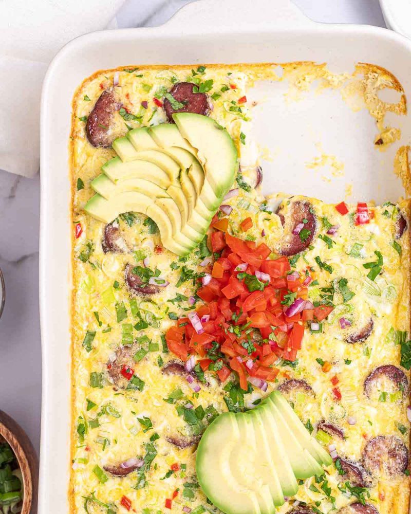Tex-Mex Style Breakfast Casserole | Clean Food Crush