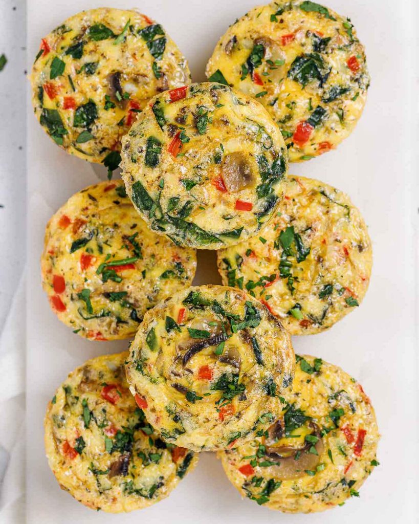 Spinach + Mushroom Egg Muffins | Clean Food Crush Spinach + Mushroom Egg Muffins | Clean Food Crush