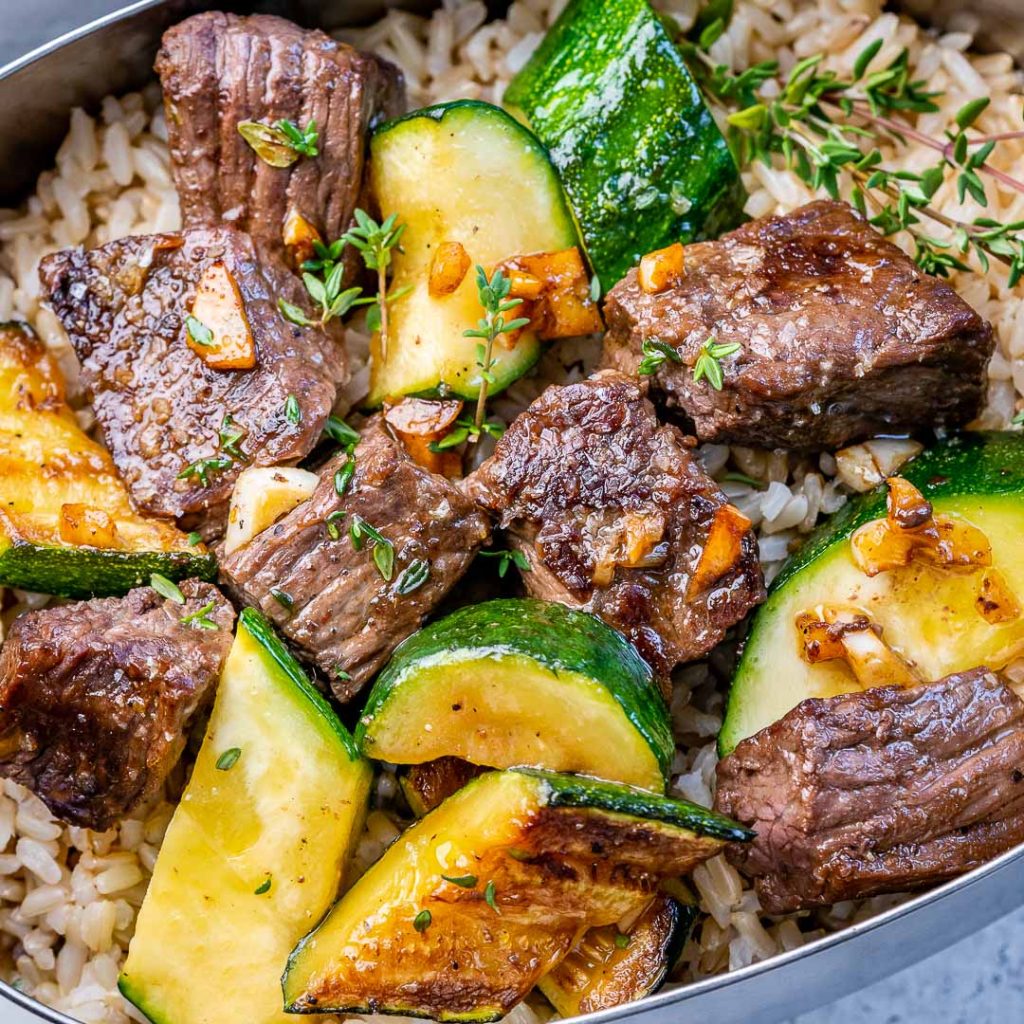 Beef and Zucchini Skillet | Clean Food Crush
