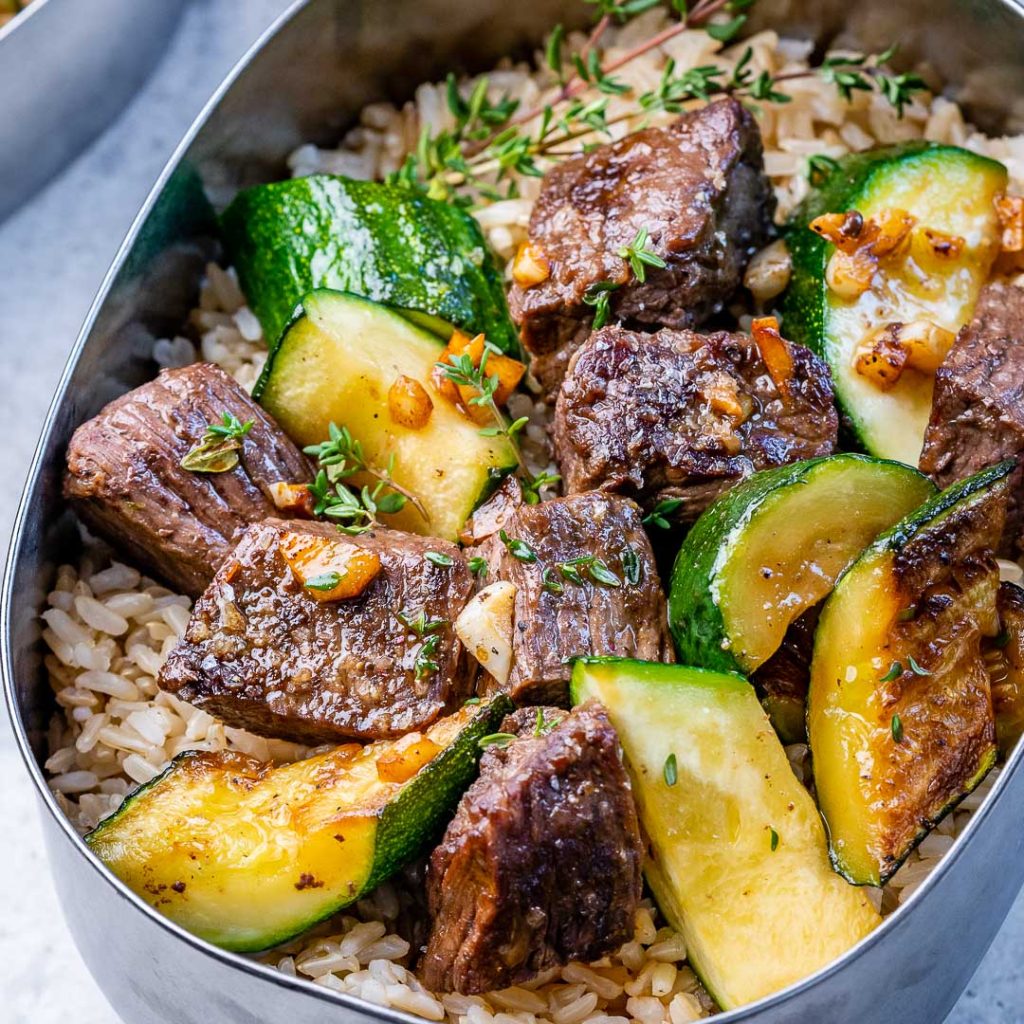 Beef and Zucchini Skillet | Clean Food Crush