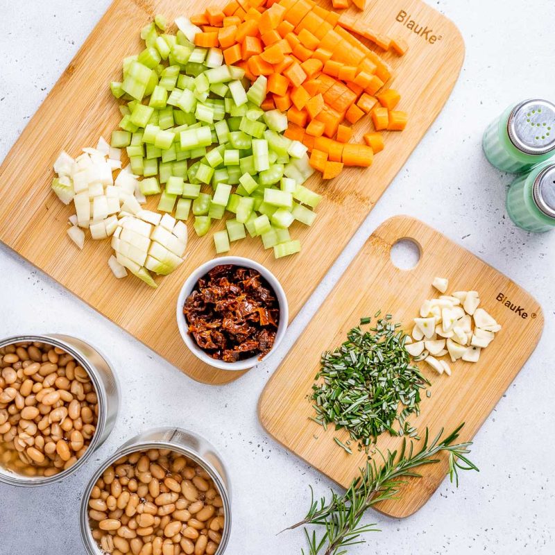 Budget-Friendly Clean Eating Creamy Bean Soup | Clean Food Crush