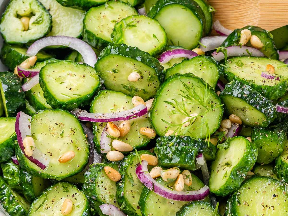 Fresh Cucumber Salad Cucumber Salad Preppy Kitchen