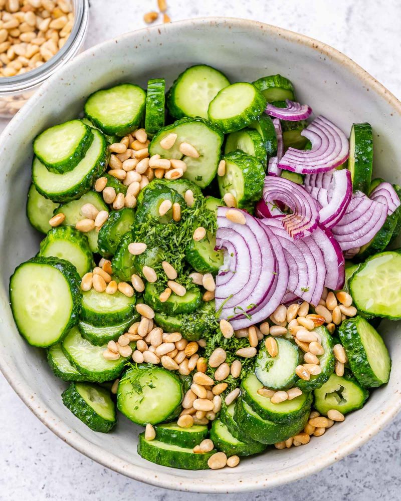 Fresh Cucumber Dill Salad 🥒🌞 | Clean Food Crush