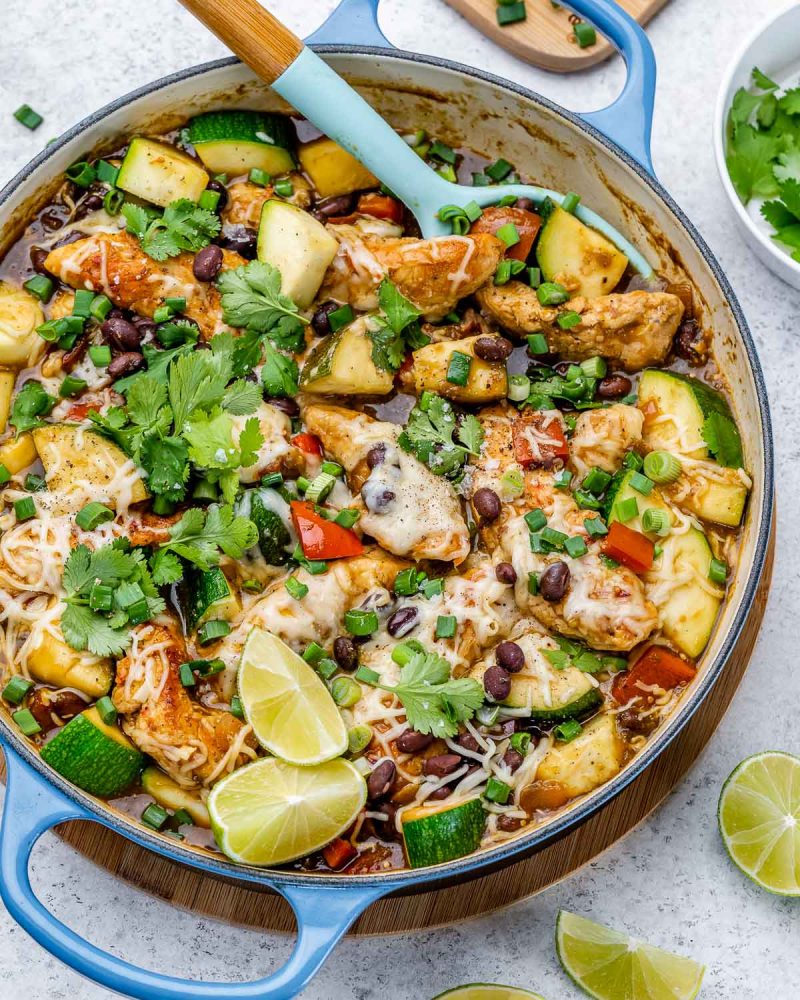 Tex Mex Style Chicken Skillet | Clean Food Crush