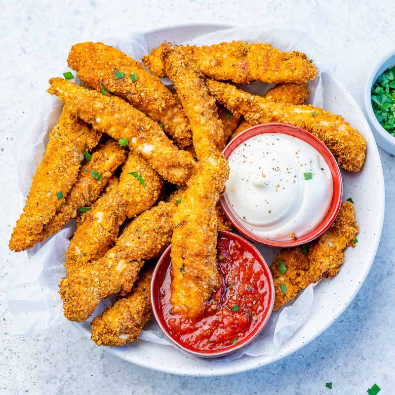 Air Fryer Chicken Fingers Clean Food Crush