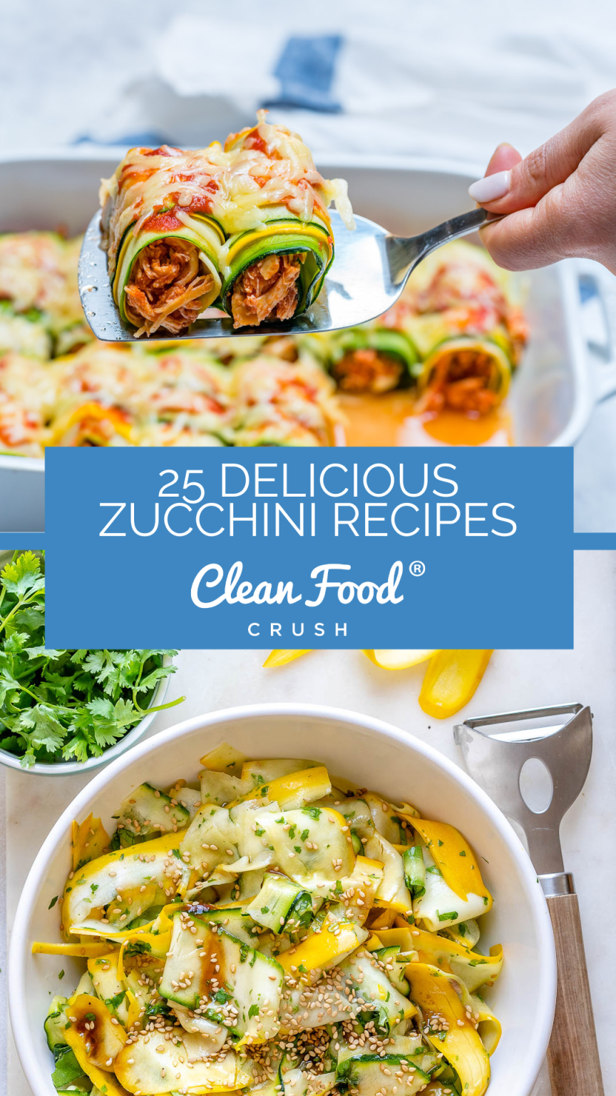 25 Delicious Zucchini Recipes | Clean Food Crush