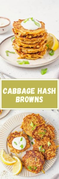 Cabbage Hash Browns | Clean Food Crush