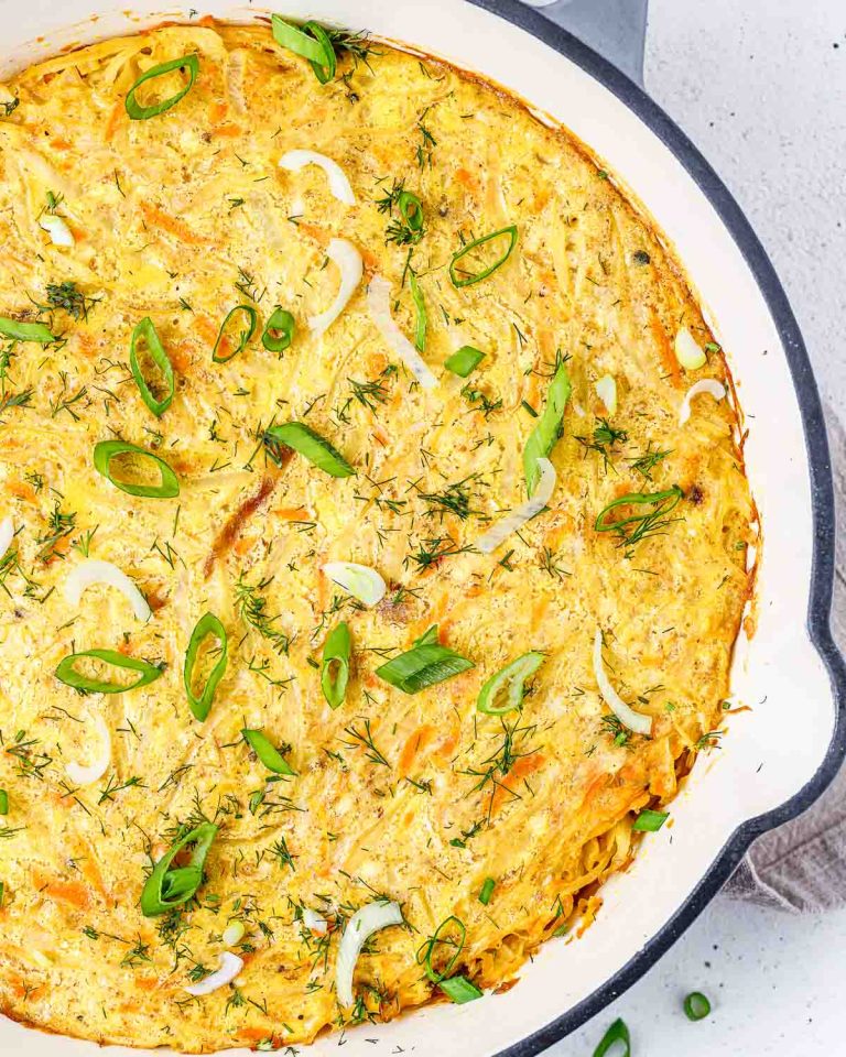 Cabbage and Cheese Frittata | Clean Food Crush