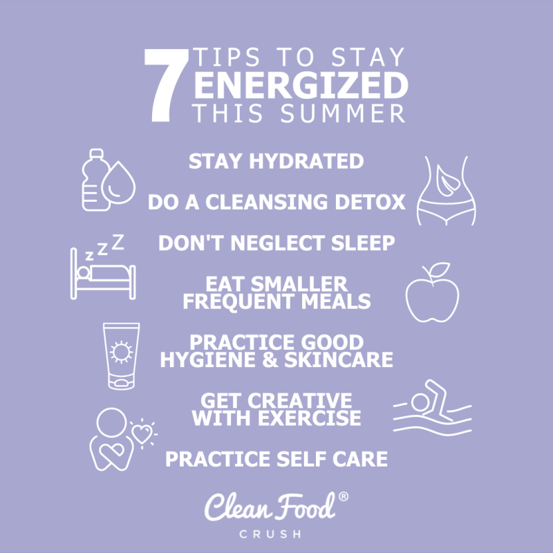 Tips To Keep Your Energy Up In The Heat | Clean Food Crush