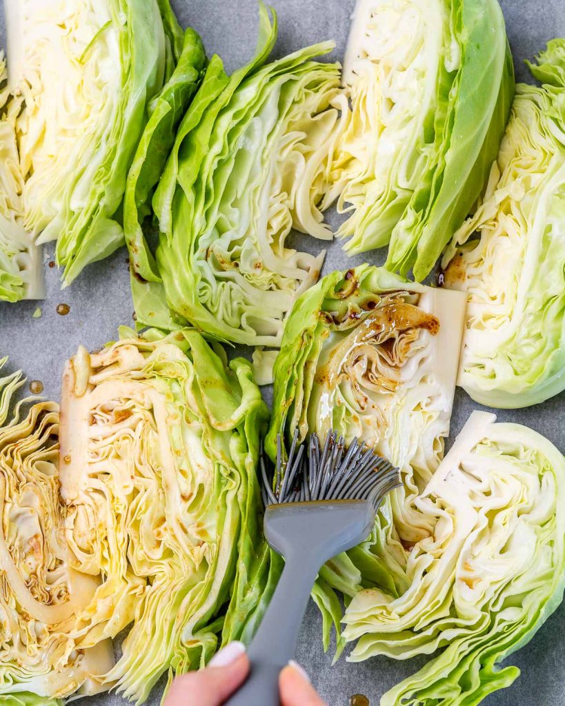 Roasted Parmesan Cabbage | Clean Food Crush