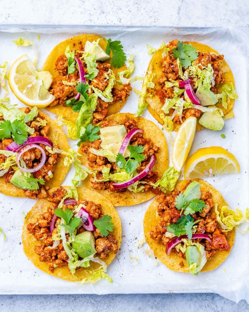Rachel’s Quick N’ Crispy Ground Turkey Tostadas | Clean Food Crush
