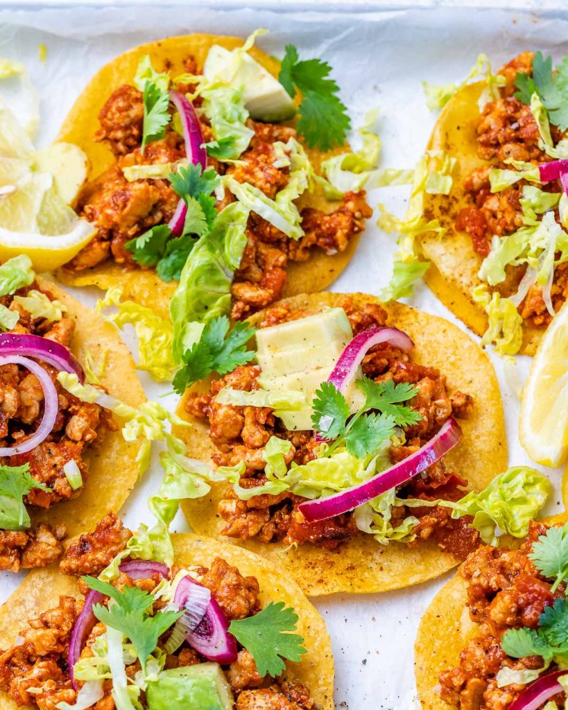 Rachel’s Quick N’ Crispy Ground Turkey Tostadas | Clean Food Crush