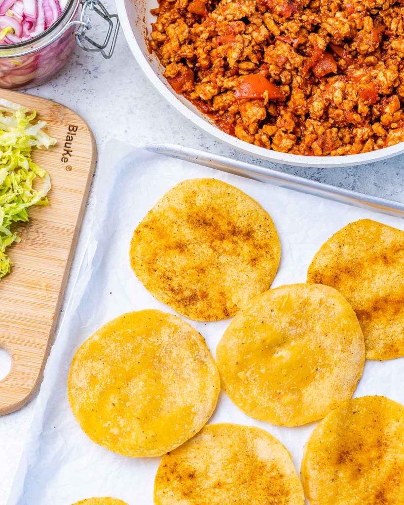 Rachel’s Quick N’ Crispy Ground Turkey Tostadas | Clean Food Crush