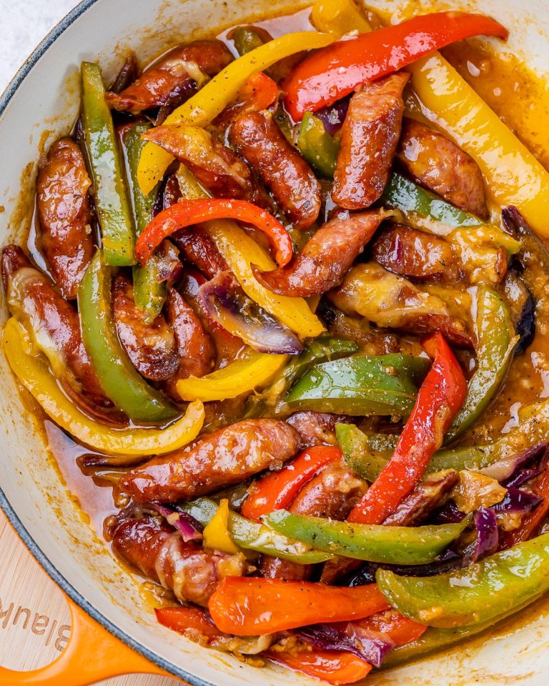 Sausage Fajita Meal Prep Bowls | Clean Food Crush