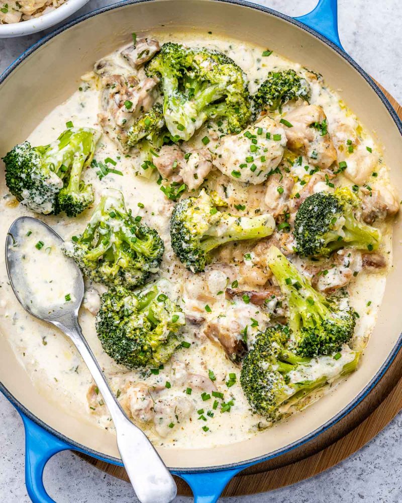 Creamy Ranch Chicken and Broccoli | Clean Food Crush