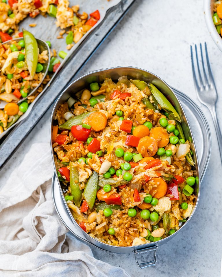Sheet-Pan “Fried” Rice | Clean Food Crush