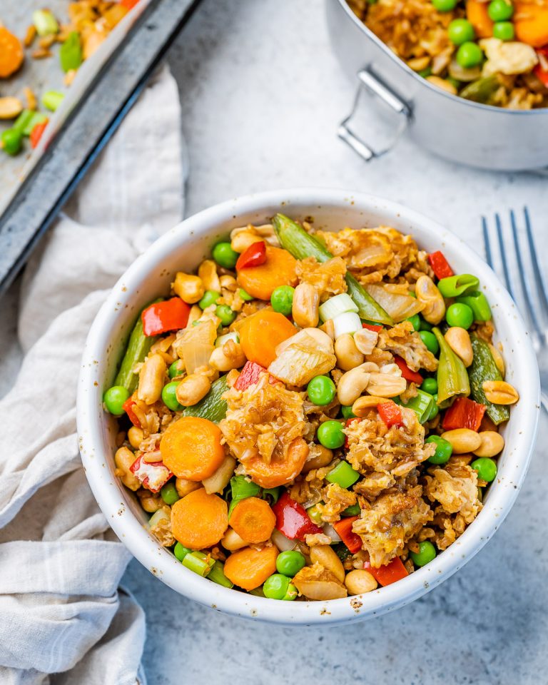 Sheet-Pan “Fried” Rice | Clean Food Crush