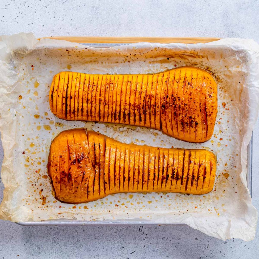 Roasted Hasselback Butternut Squash | Clean Food Crush