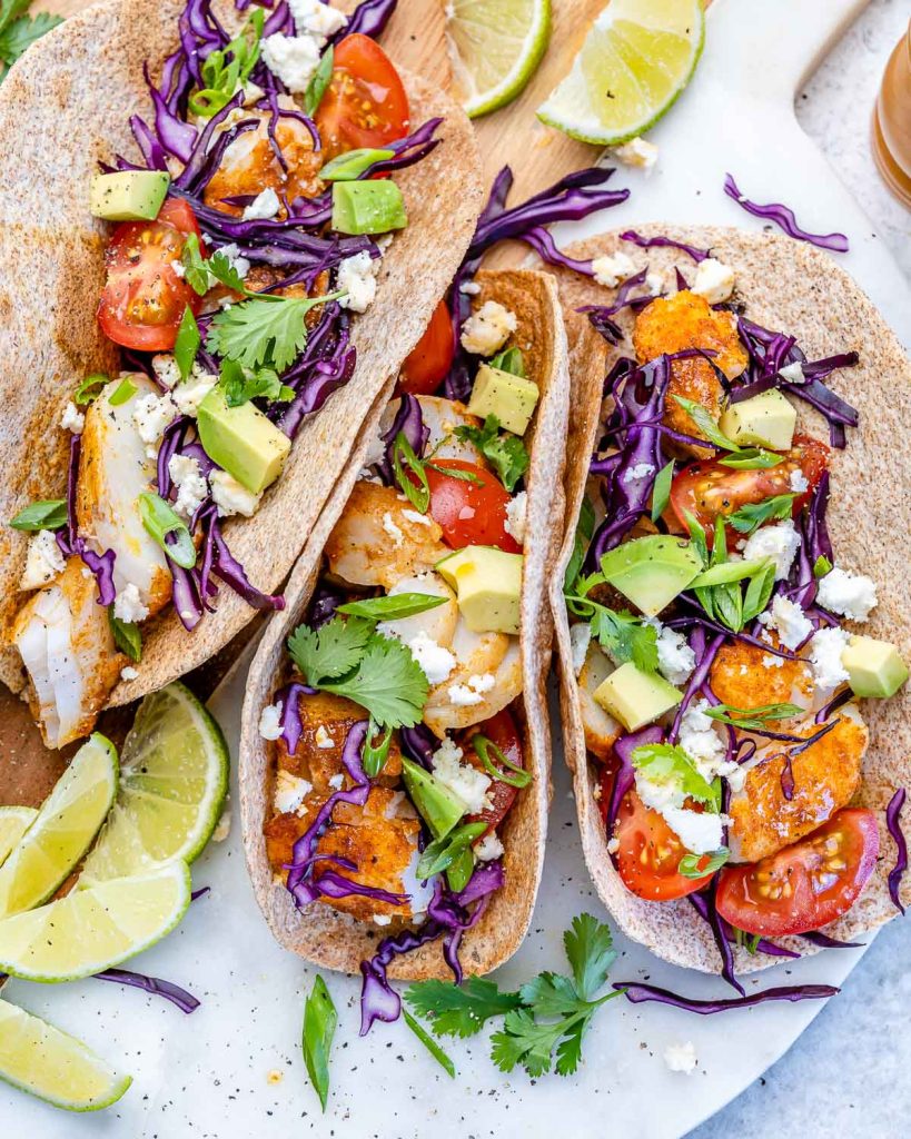 Quick N’ Easy Fish Tacos | Clean Food Crush