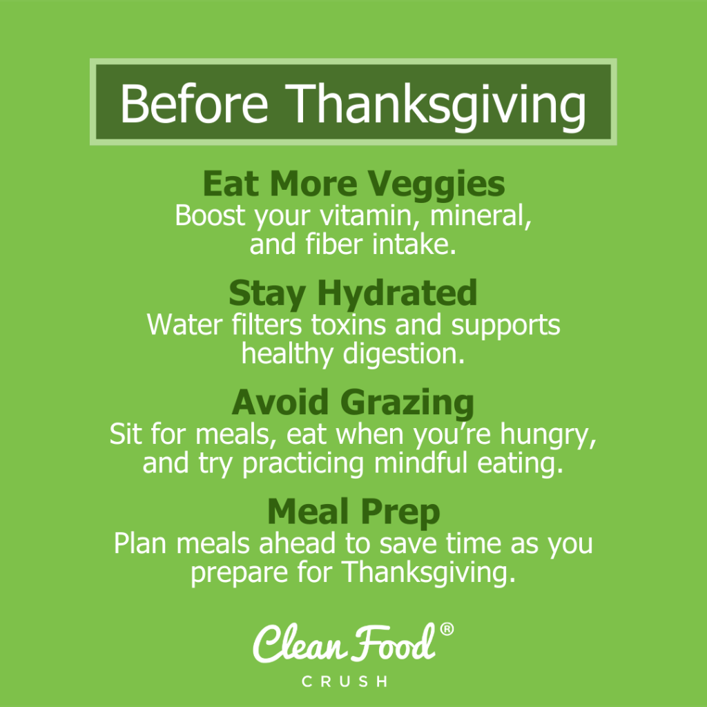 22 Meals to Eat BEFORE Thanksgiving – Your Survival Guide | Clean Food ...