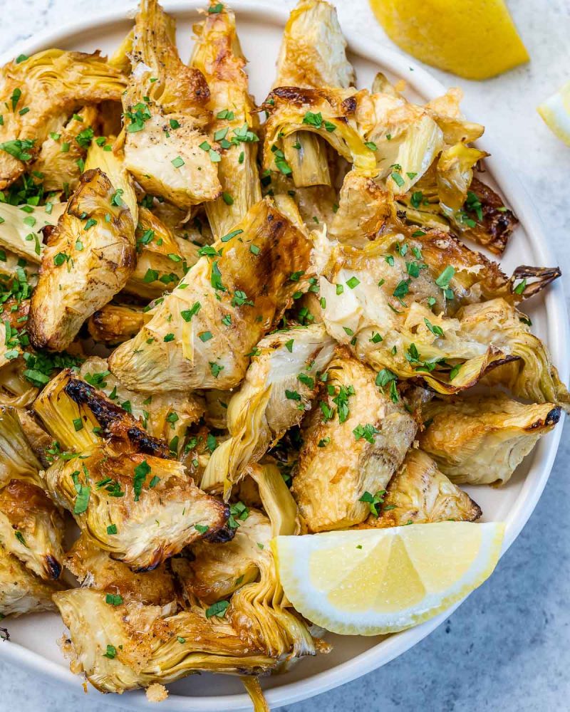 Easy Baked Artichoke Hearts (Crispy and Roasted!) | Clean Food Crush