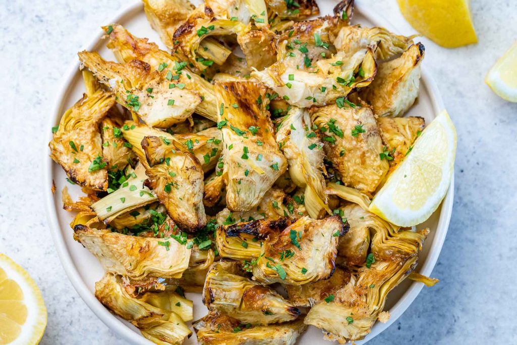 Baked Artichoke Hearts | Clean Food Crush