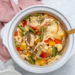 Chicken Vegetable Packed Soup (Stovetop and Slow Cooker Instructions ...