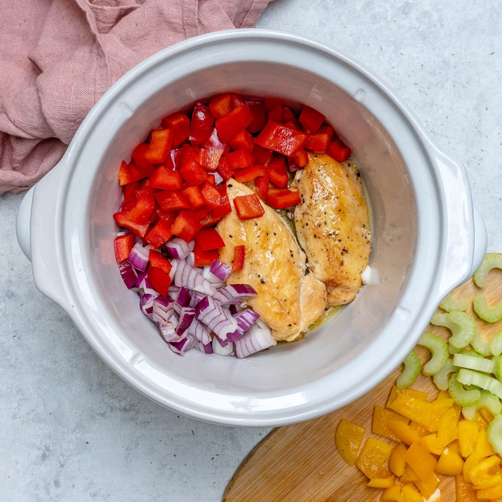 Chicken Vegetable Packed Soup (Stovetop and Slow Cooker Instructions ...