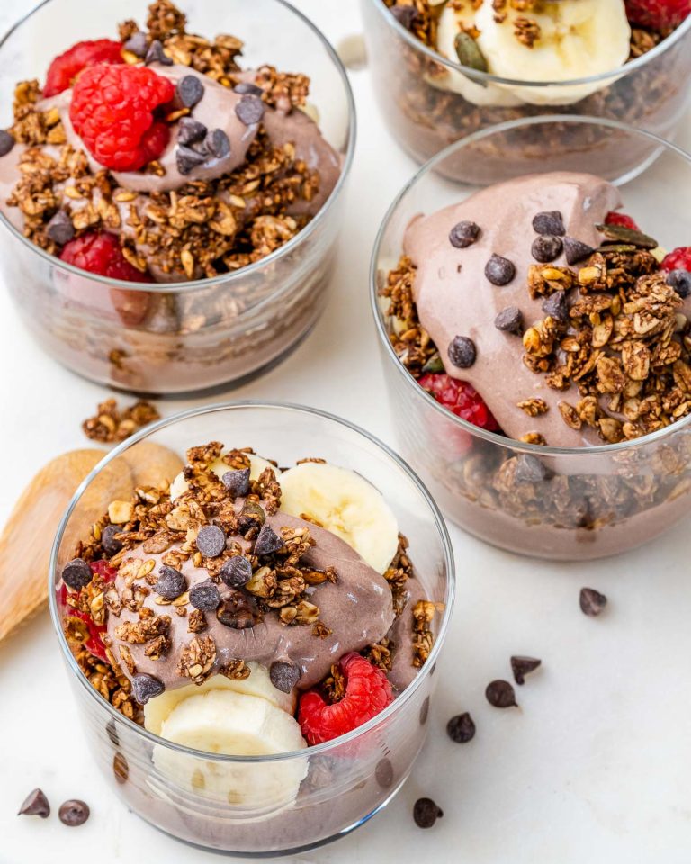 Chocolate Yogurt Parfaits | Clean Food Crush