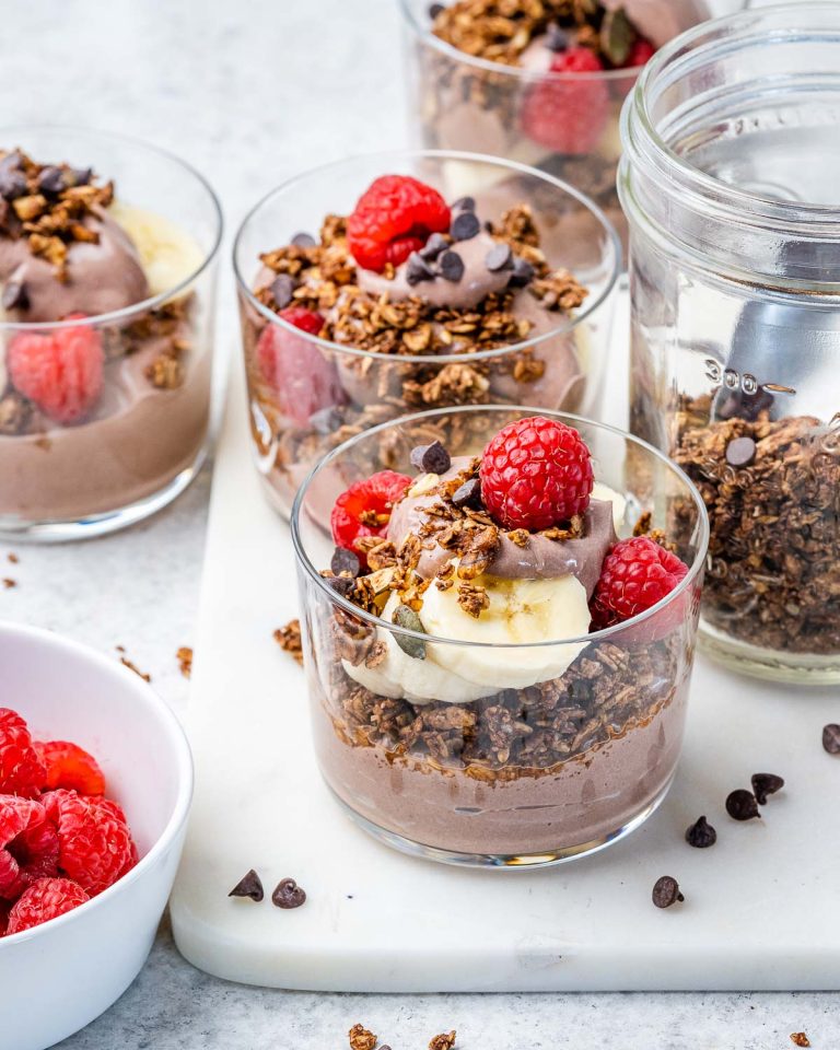 Chocolate Yogurt Parfaits | Clean Food Crush