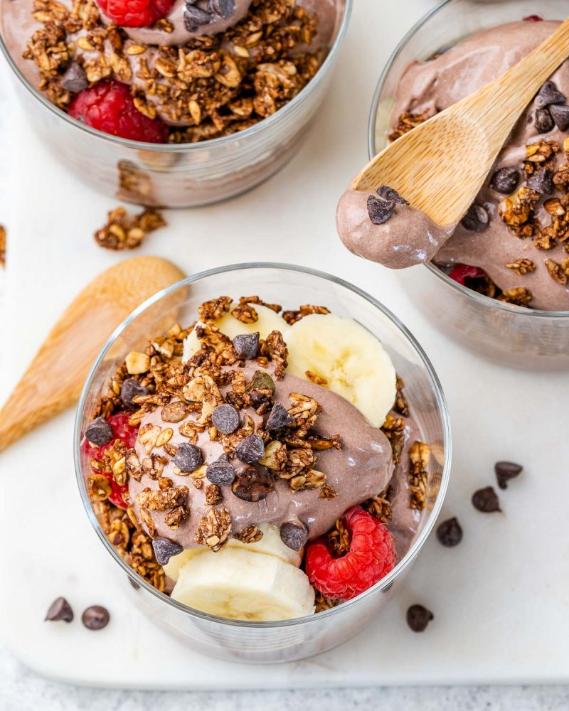Chocolate Yogurt Parfaits | Clean Food Crush