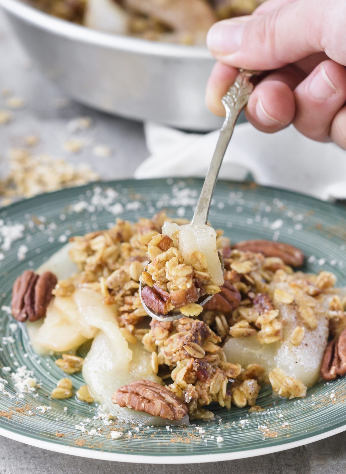 Holiday Pear Crumble 🍐 | Clean Food Crush