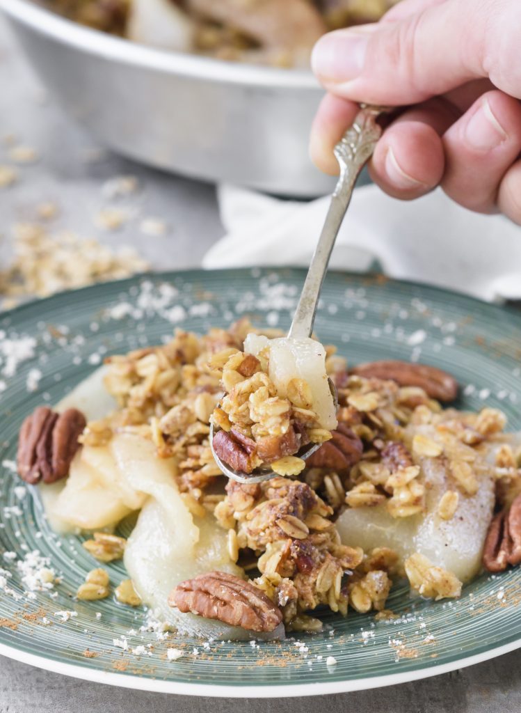 Holiday Pear Crumble 🍐 | Clean Food Crush