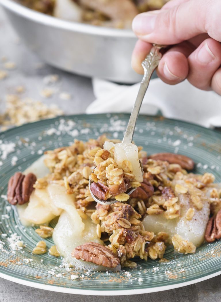 Holiday Pear Crumble 🍐 | Clean Food Crush