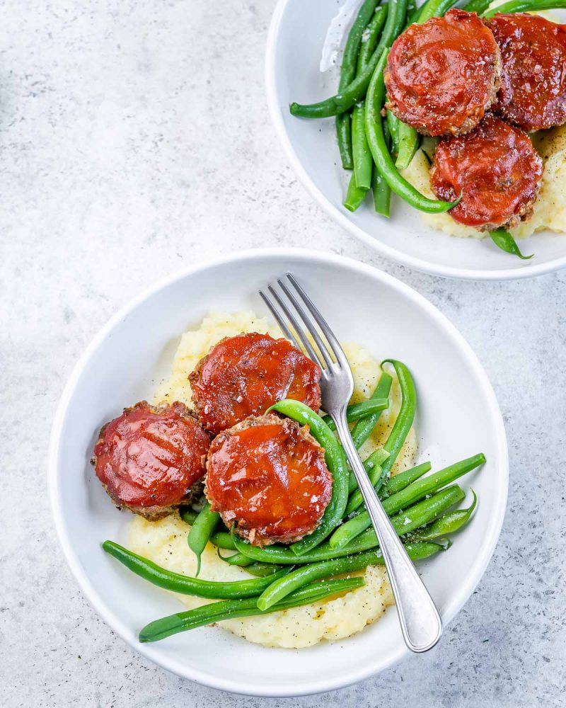 Cheesy Meatloaf Cups | Clean Food Crush