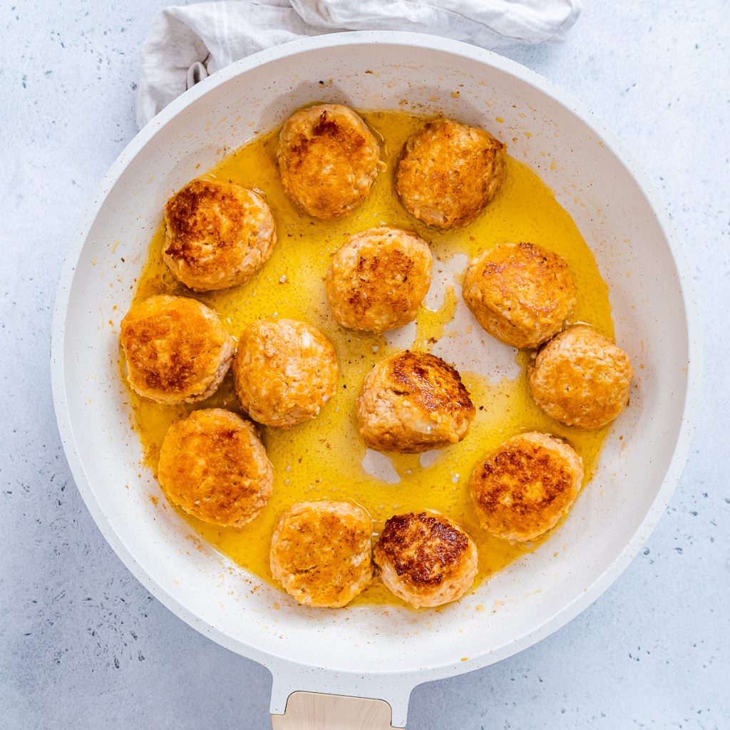 Homemade Buffalo-Style Chicken Meatballs | Clean Food Crush