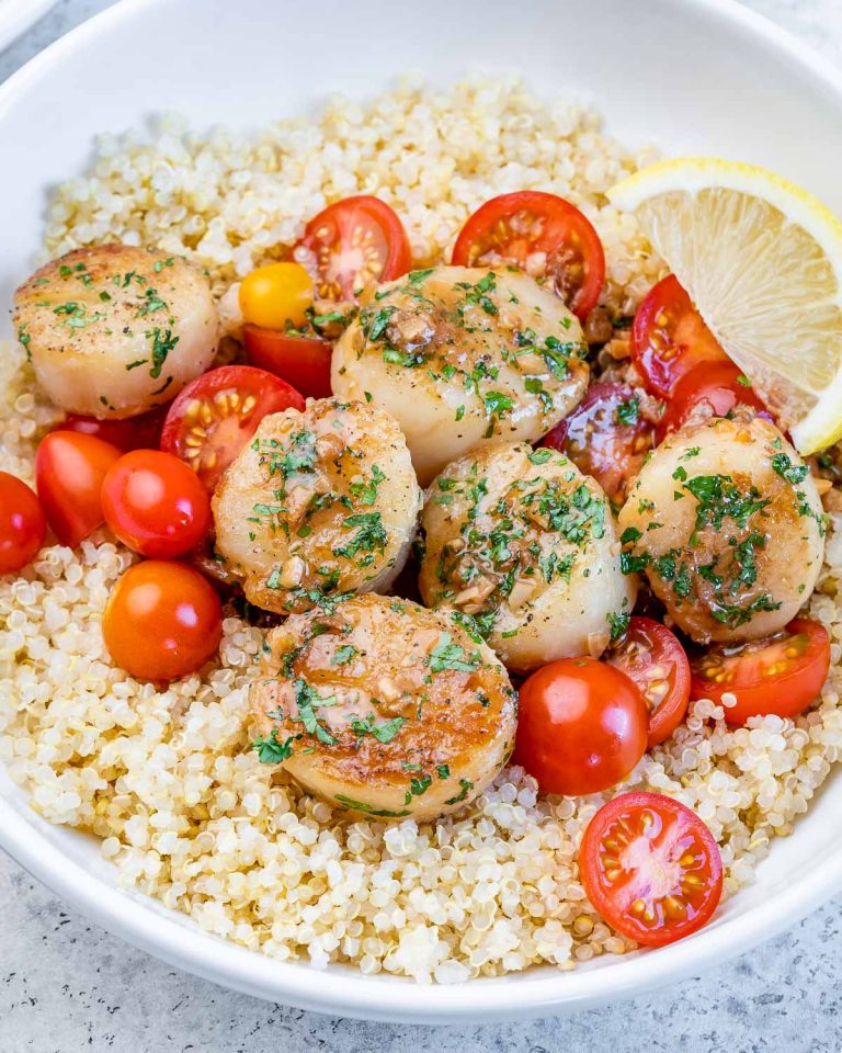 [VIDEO] Light & Fresh Sea Scallop Bowls | Clean Food Crush