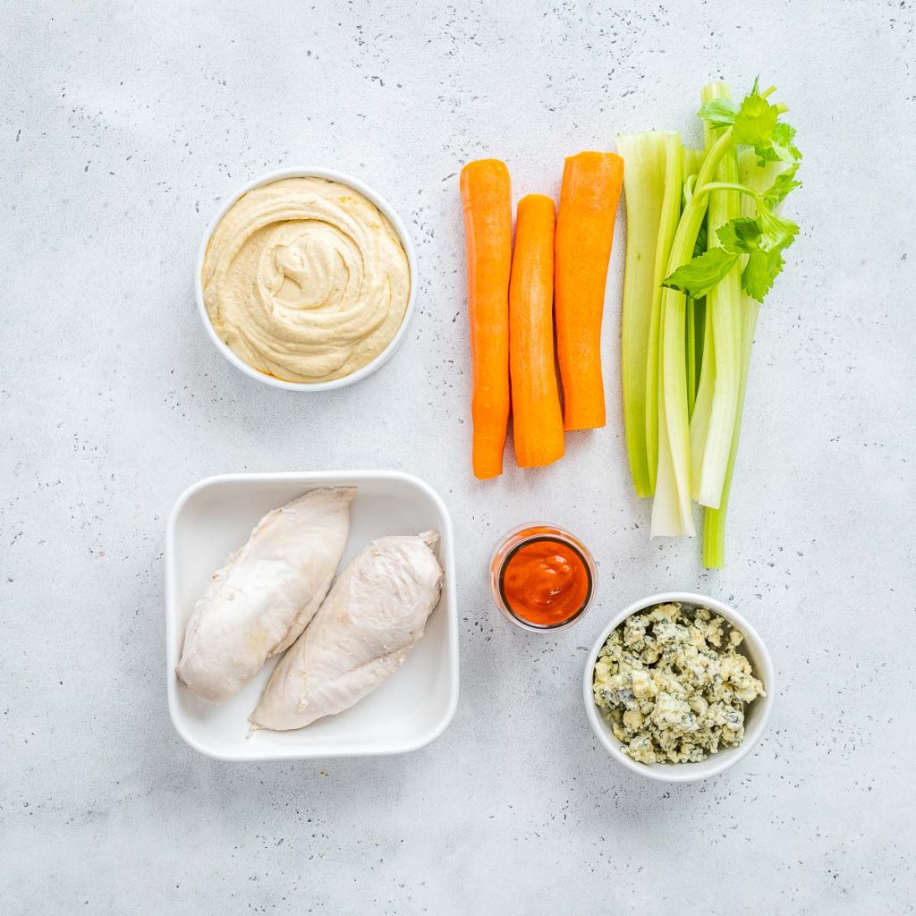 Buffalo Chicken Cold Lunchbox | Clean Food Crush
