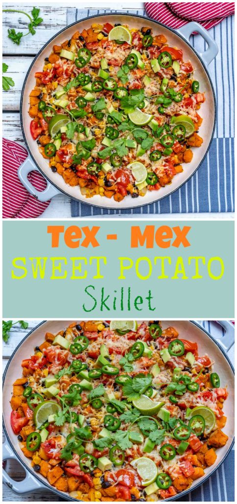 Tex-Mex Inspired Sweet Potato Skillet 🌶🥑 | Clean Food Crush