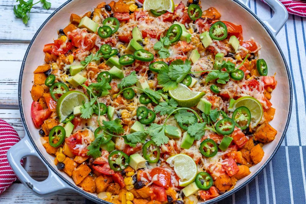 Tex-Mex Inspired Sweet Potato Skillet 🌶🥑 | Clean Food Crush