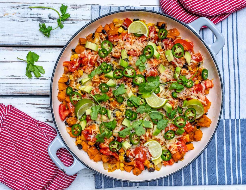 Tex-Mex Inspired Sweet Potato Skillet 🌶🥑 | Clean Food Crush