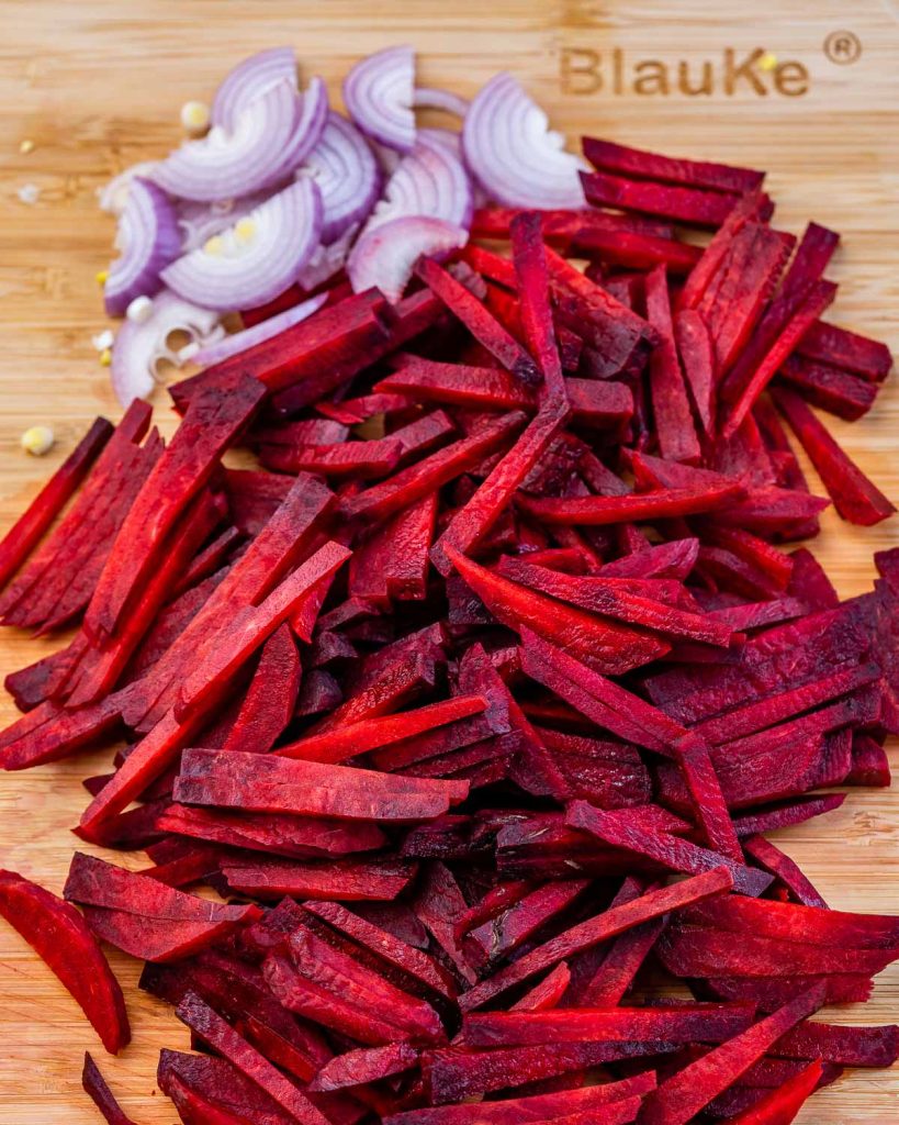 Beetroot-Dyed Deviled Eggs | Clean Food Crush
