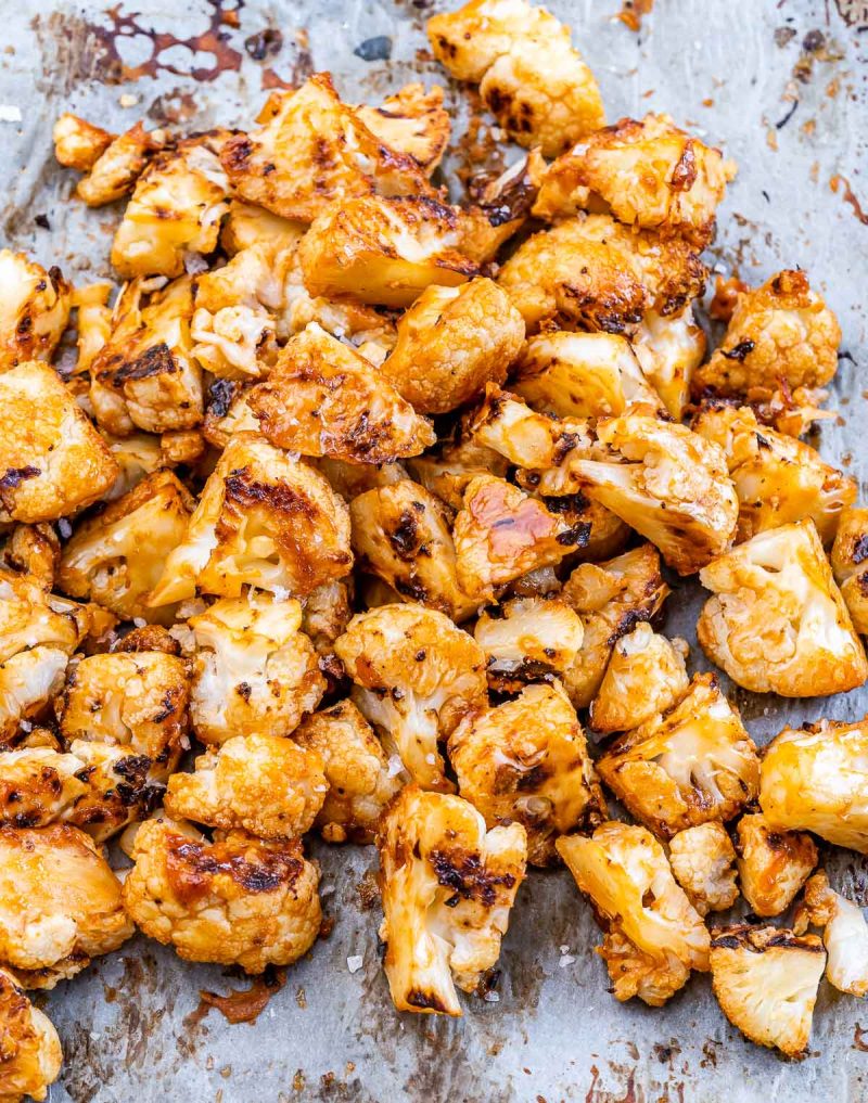 Sticky Cauliflower Bites | Clean Food Crush