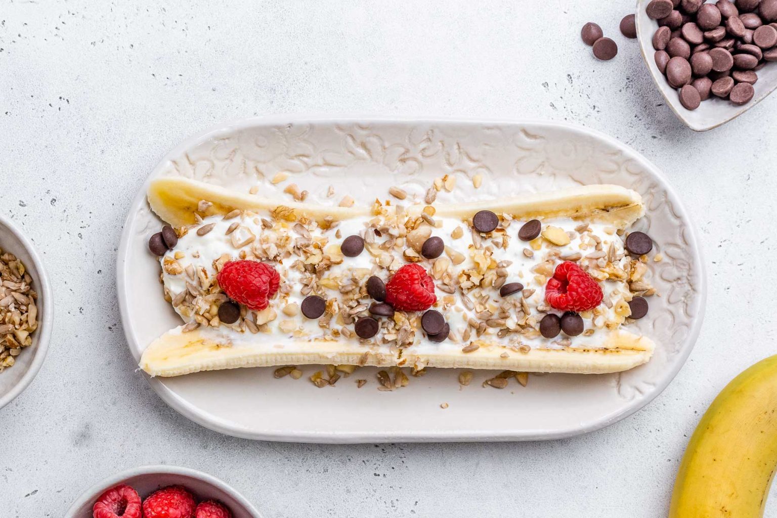 High Energy Protein Packed Banana Splits | Clean Food Crush