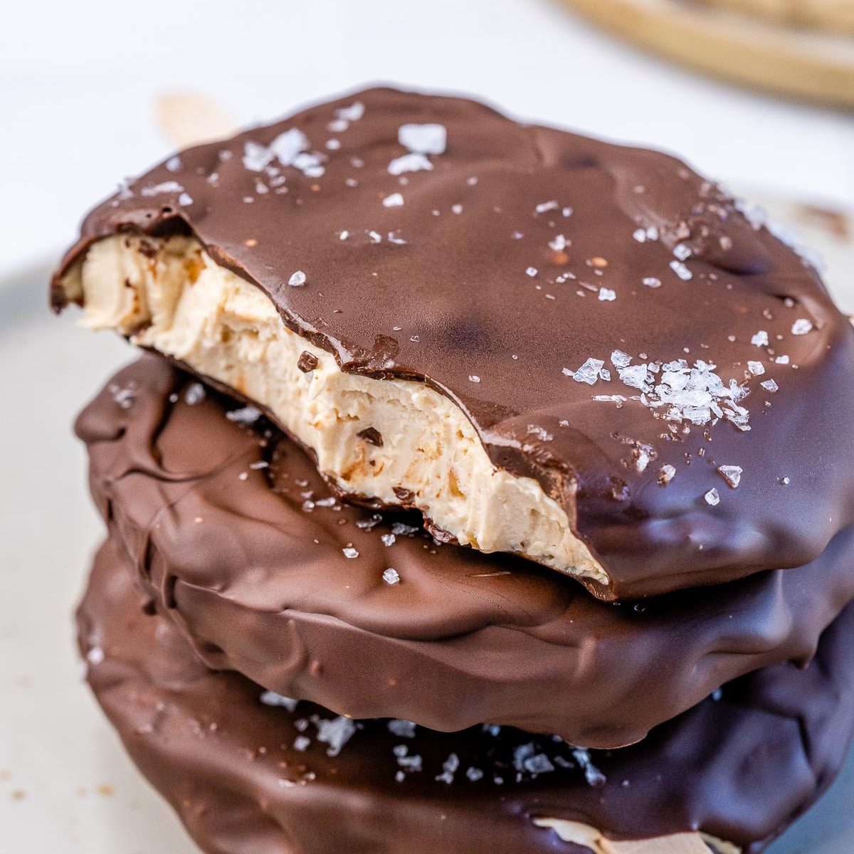 Peanut Butter Froyo Pops | Clean Food Crush