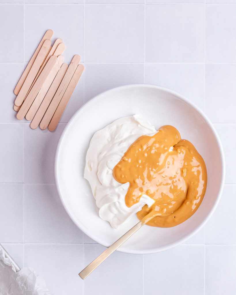 Peanut Butter Froyo Pops | Clean Food Crush