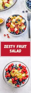 Fresh n’ Zesty Fruit Salad | Clean Food Crush