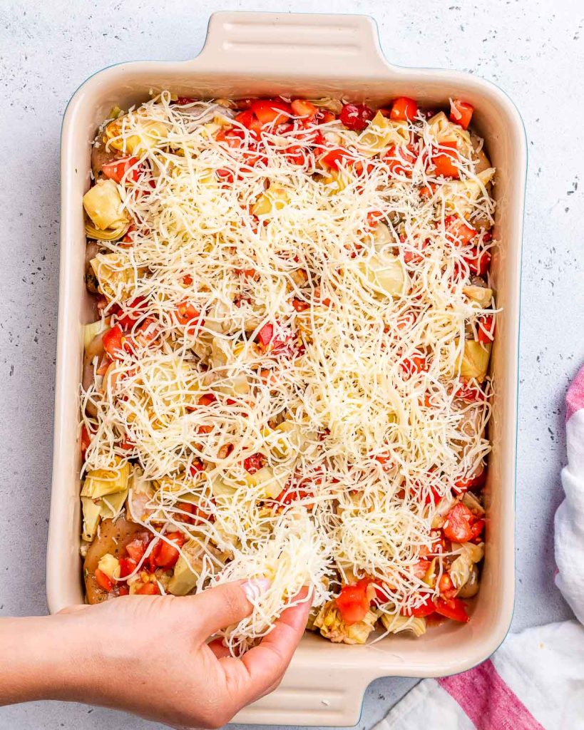 Chicken Artichoke Tomato Bake | Clean Food Crush