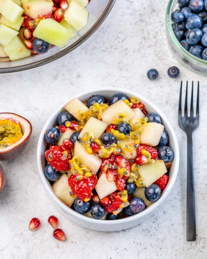 Fresh n’ Zesty Fruit Salad | Clean Food Crush