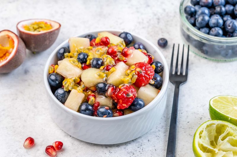 Fresh n’ Zesty Fruit Salad | Clean Food Crush